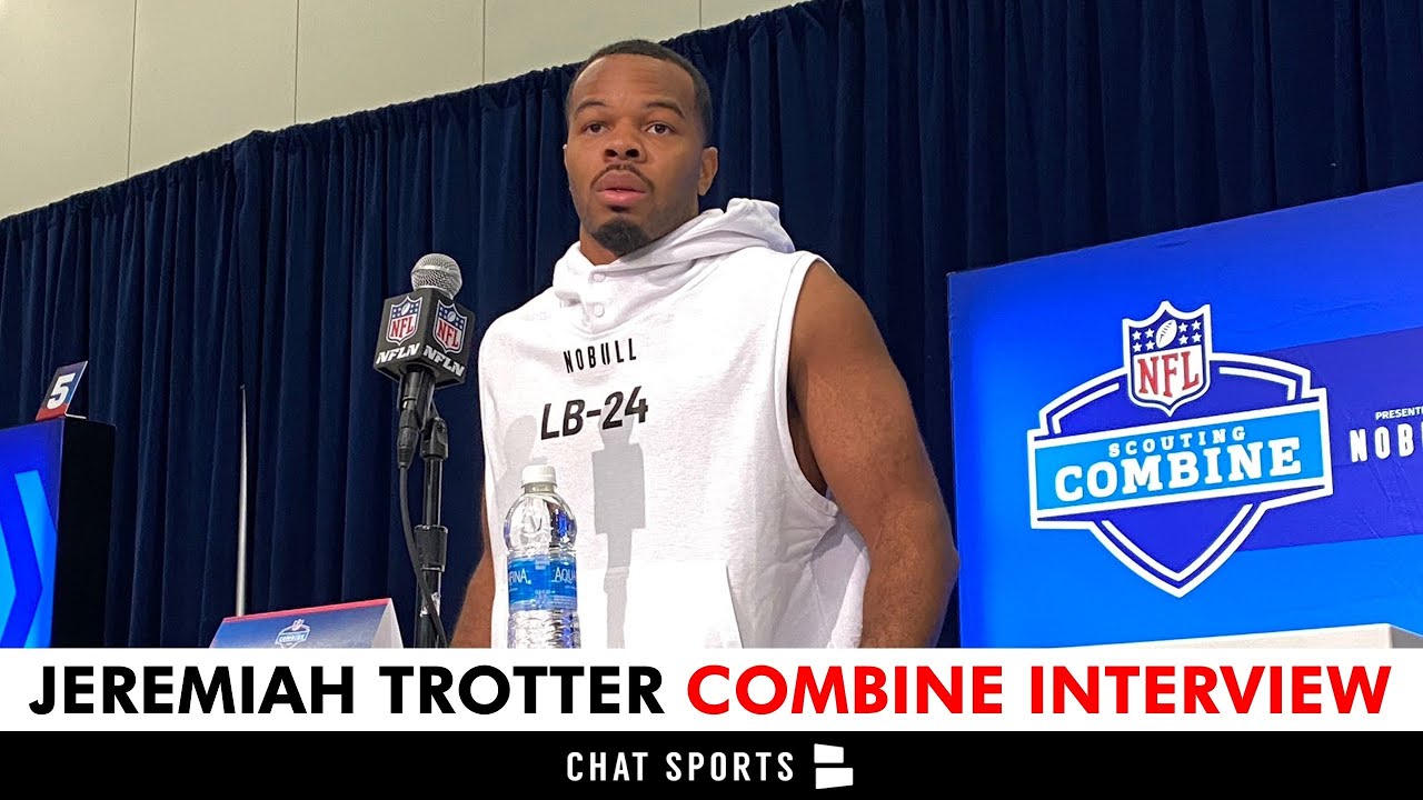 Jeremiah Trotter Jr. NFL Combine Interview On Meeting With Eagles ...