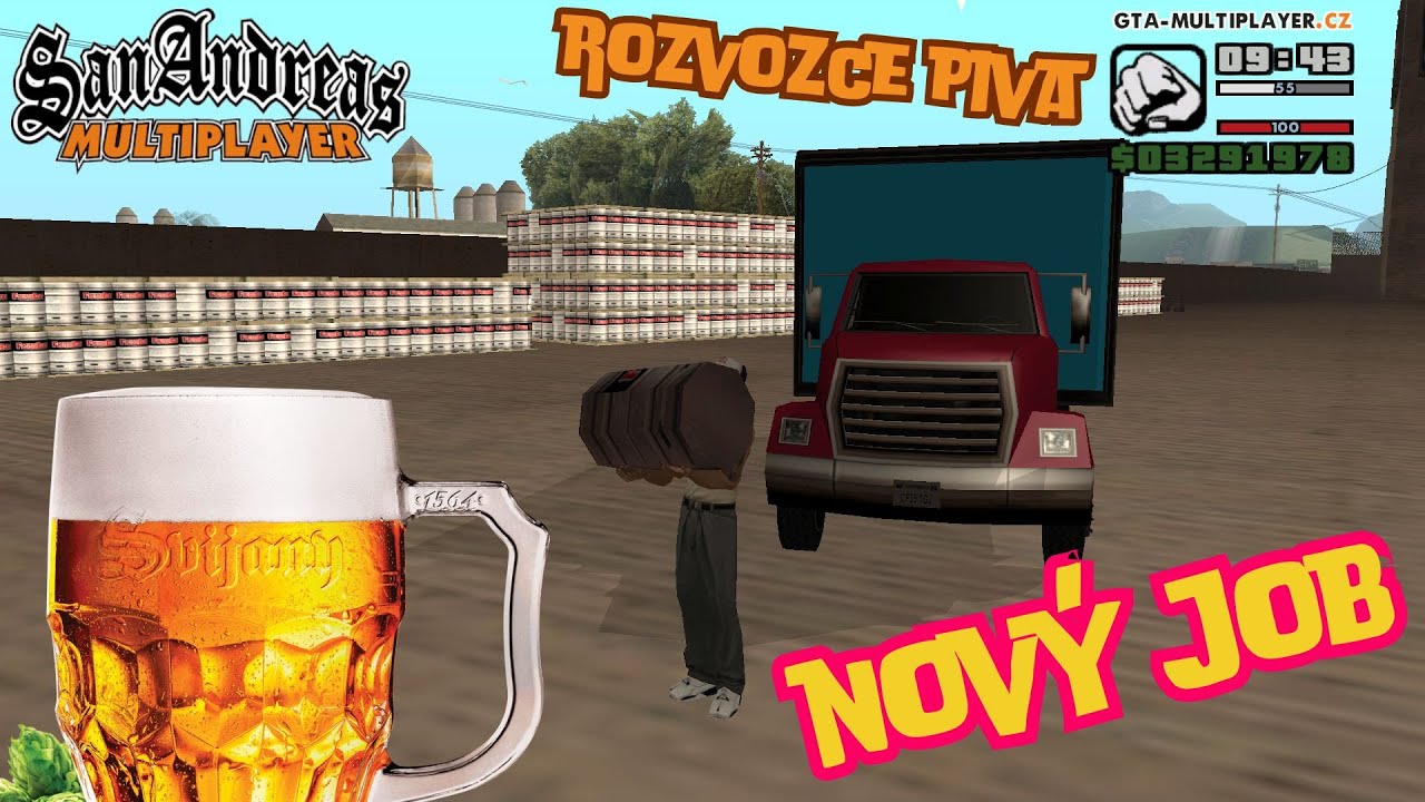 NOVÝ JOB, KTORÝ MA DONÚTIL K NÁVRATU NA WTLS! | ROZVOZCE PIVA | GTA ...