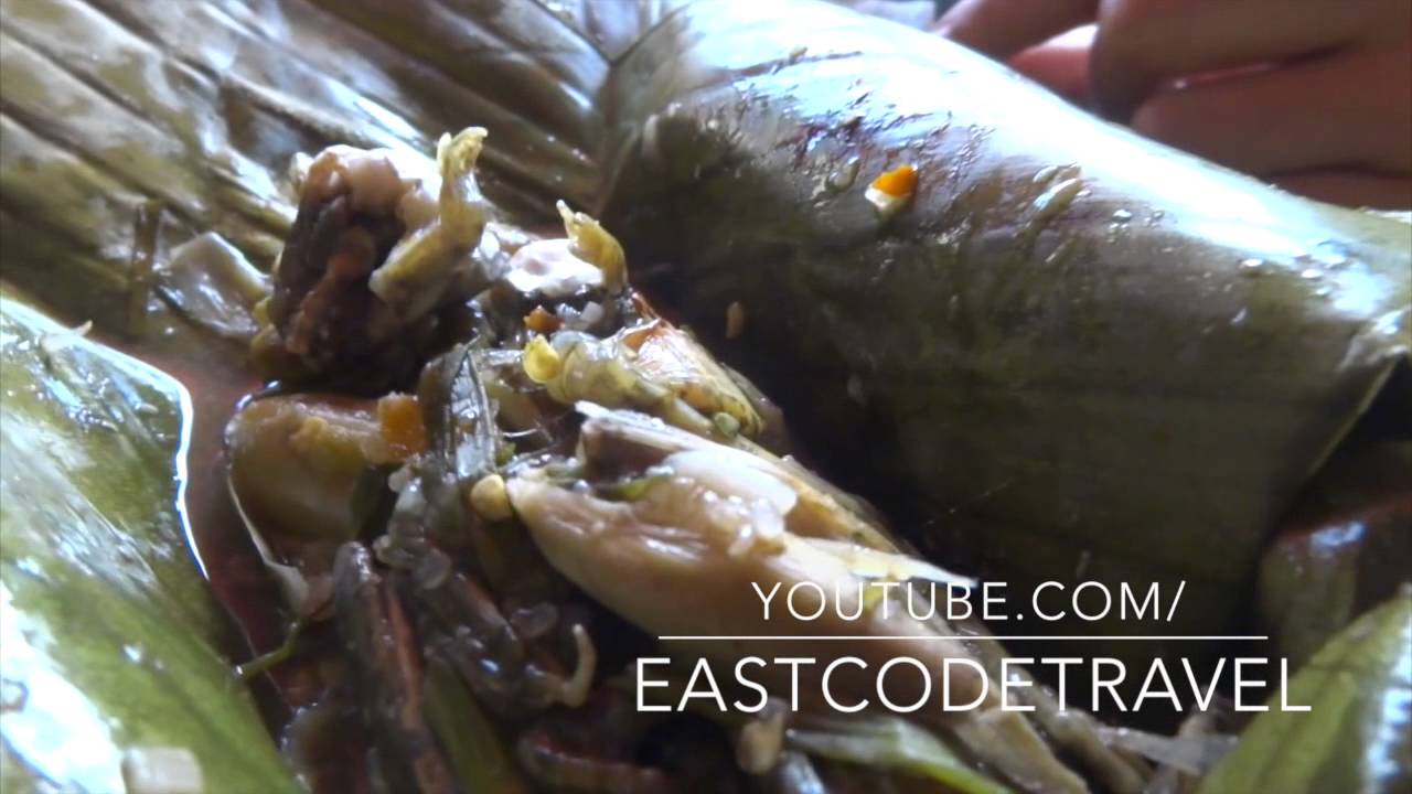 steamed spicy frog Laos street food - YouTube