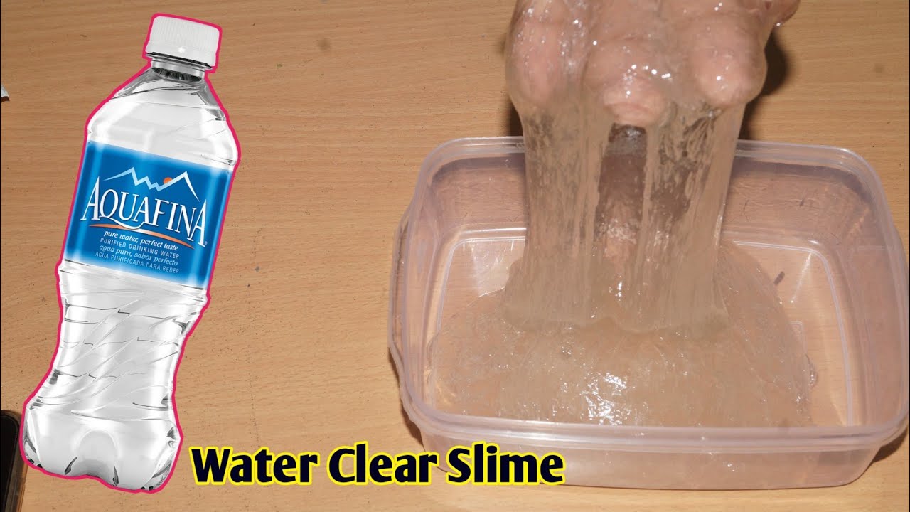 Water Slime 💧💧Easy And Simple Making Watery Clear slime l How To Make ...