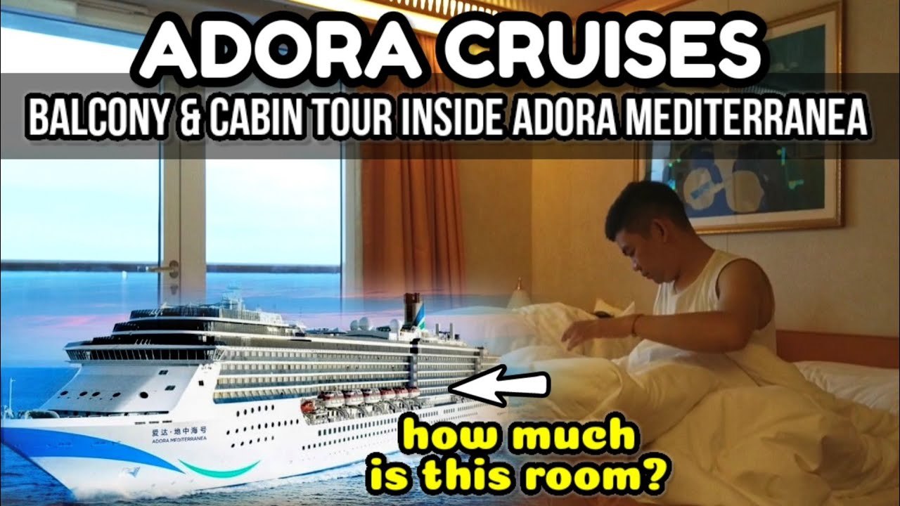 NEW ADORA CRUISES ROOM CABIN TOUR || Inside Adora Mediterranea Cruise ...