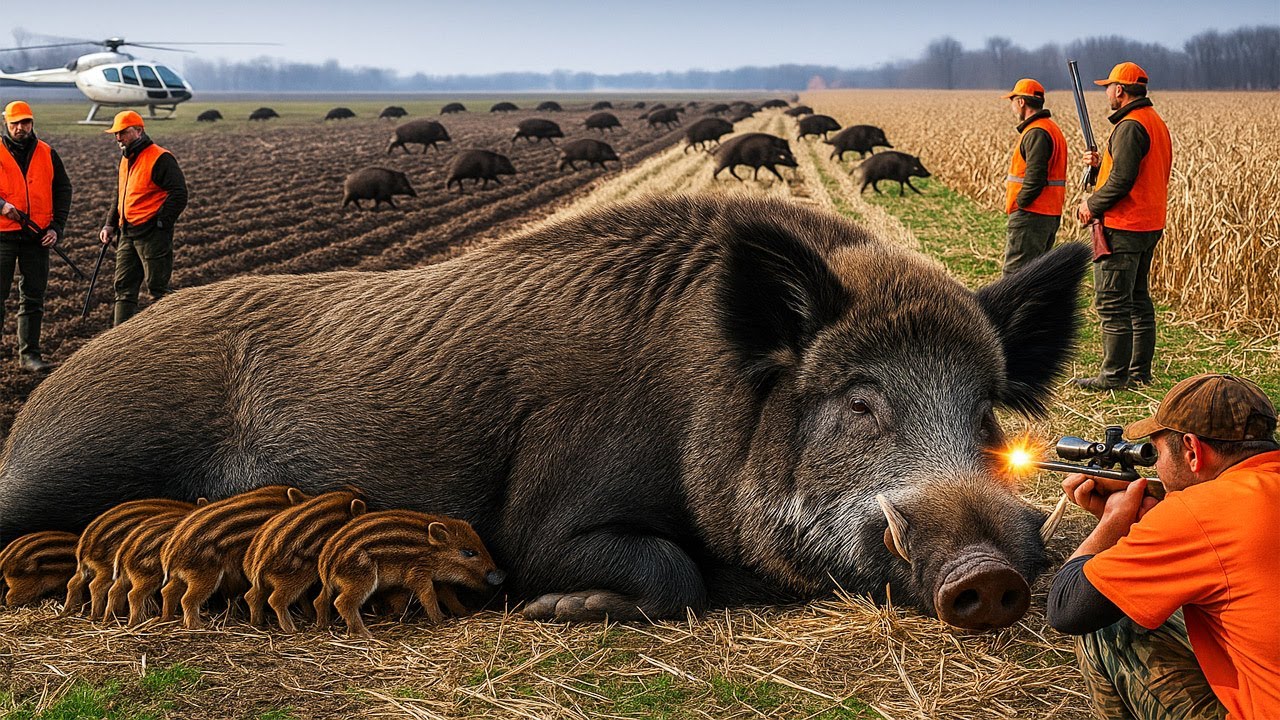 WILD BOAR MONSTER - How Farmers Take Down Hundreds of Invasive Wild ...