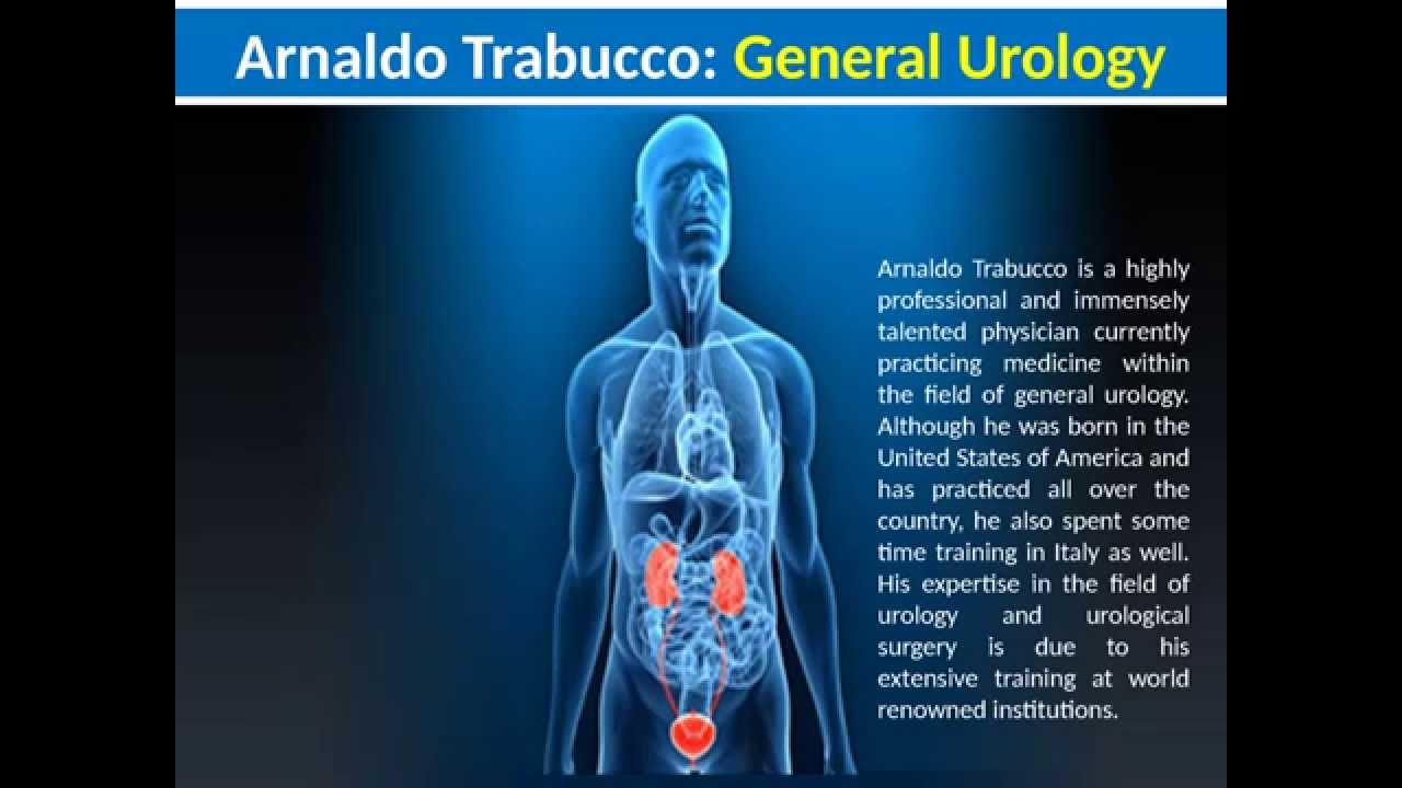 Arnaldo Trabucco - Dedicated Professional Urologist - YouTube