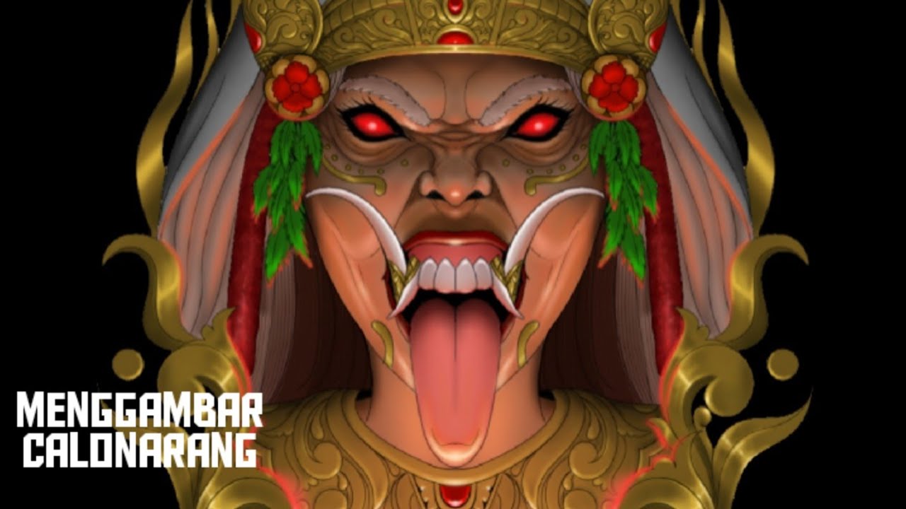 drawing timelapse calonarang #calonarang - YouTube