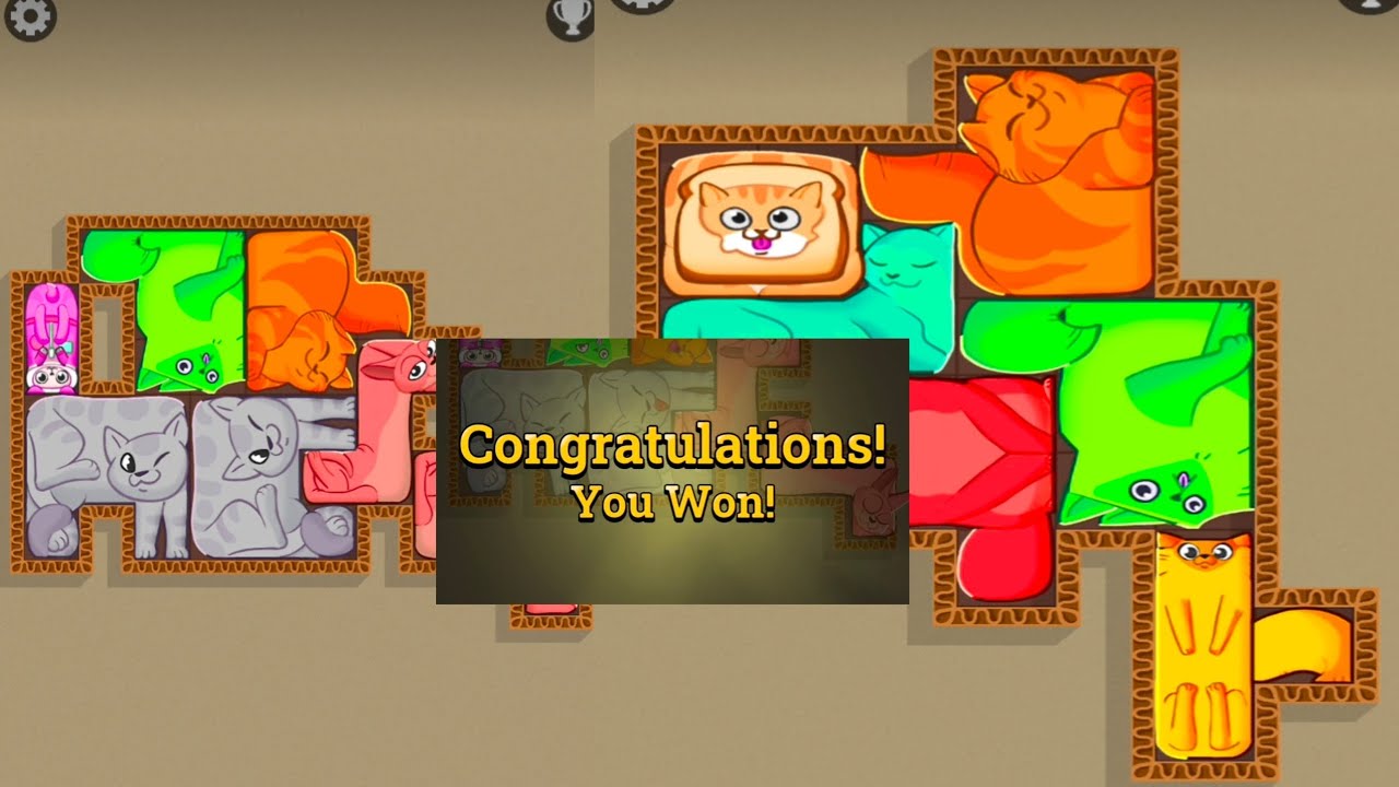 Anti stressing game Block cat puzzle/daily challenge #games - YouTube
