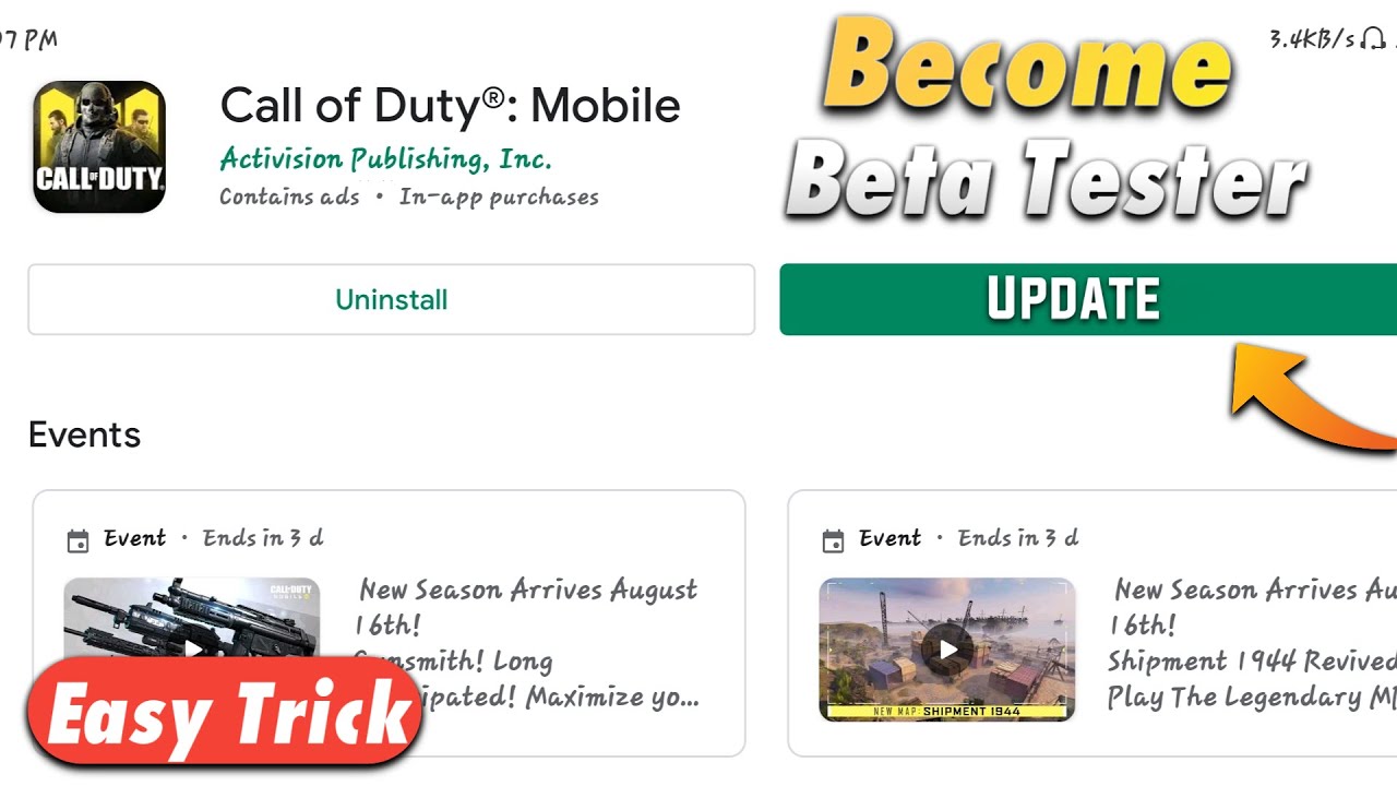 How To Become A Beta Tester Of COD Mobile Easy Trick |Join Beta Testing ...