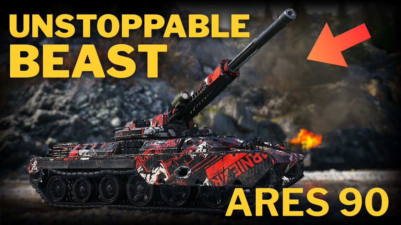 Unstoppable Beast - ARES 90 - WOT Update 2.1.1 CT2 - YouTube