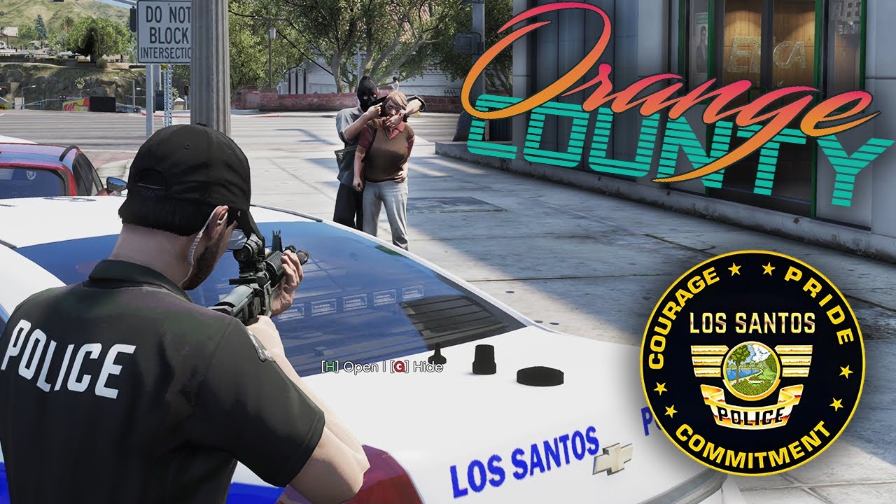 Armed Rober Takes a Hostage | OCRP Police Dept | GTA 5 RP - YouTube