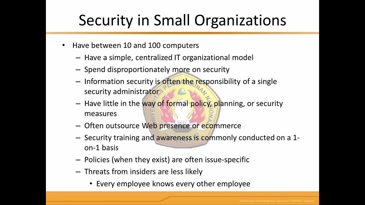 Developing the security program - YouTube