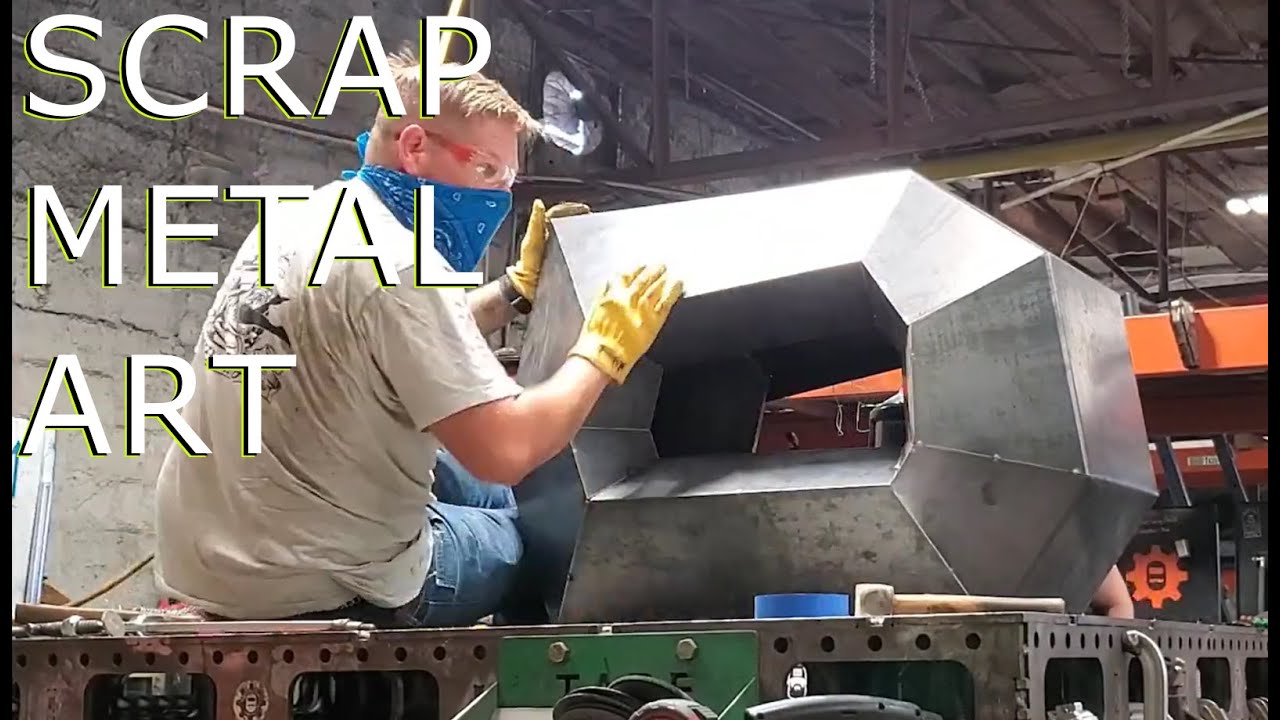 Metal Fabrication - Geometric Table Base - YouTube