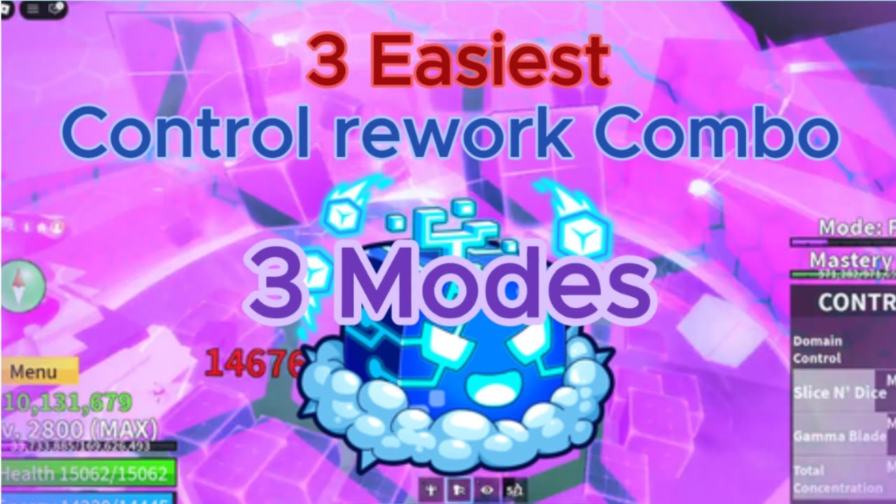 Top 3 easiest control rework combo [blox fruits] - YouTube