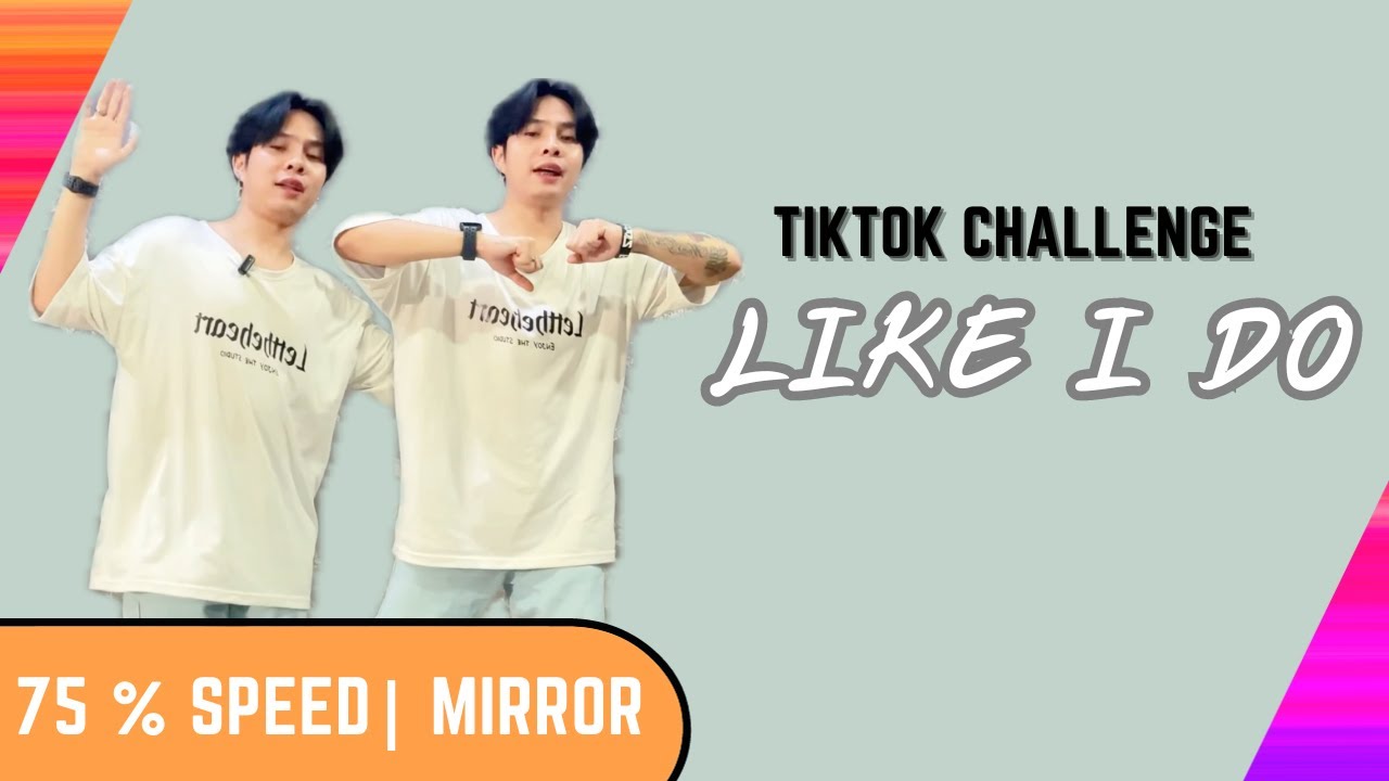 LIKE I DO (TIKTOK) | Dance tutorial | Mirrored + Slow Music - YouTube