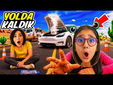 ELİF ASEL ARABAMIZ BOZULDU YOLDA KALDIK ‼️HARABE TERKEDİLMİŞ KORKUNÇ EVDE KALDIK KİMSE YOK ‼️