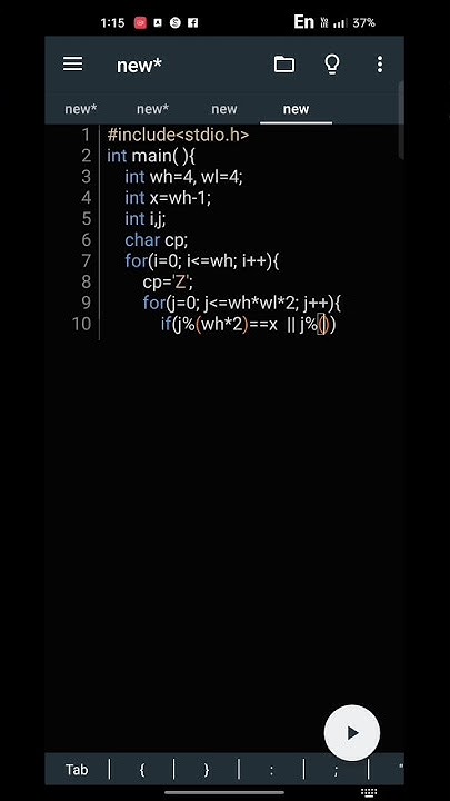 #13 Wave Pattern | c language #c #pattern #programming #shorts #trending #coder - YouTube