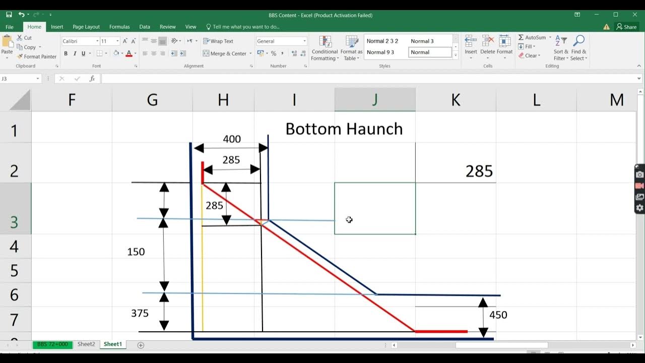 How to Calculate Cutting length of Top & Bottom Haunch bar in Box type Structure//Easy trick ...