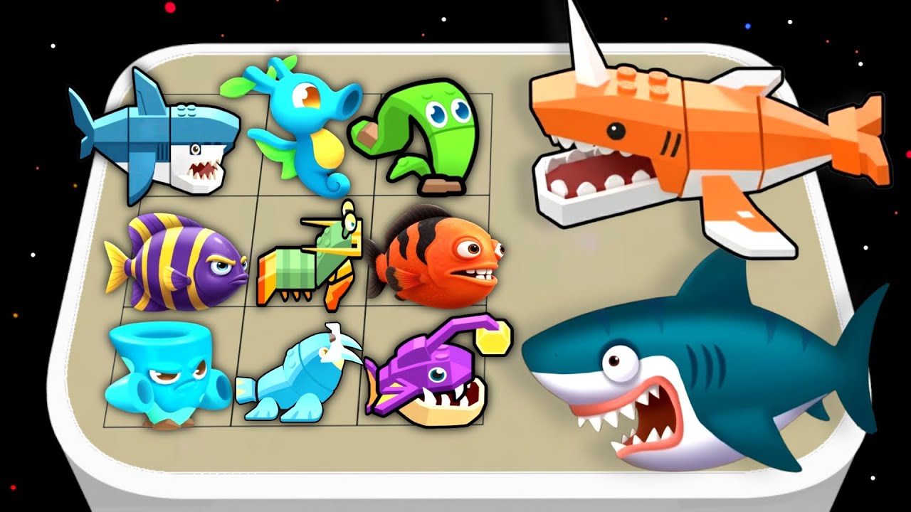 Monster Fish Merge War _ Craft Fish Vs Sea Monster, Merge Sea Monster ...