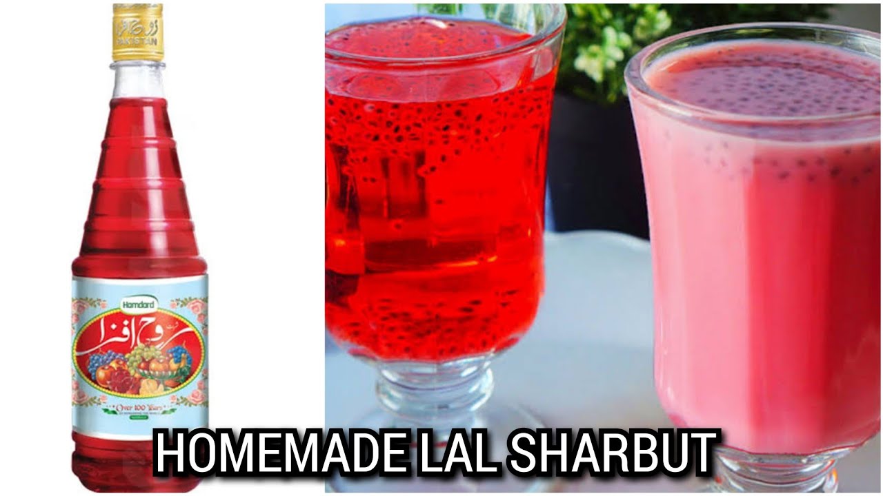 Chemical Free Lal Sharbut ||Homemade Sharbut with no Preserves|| by ...
