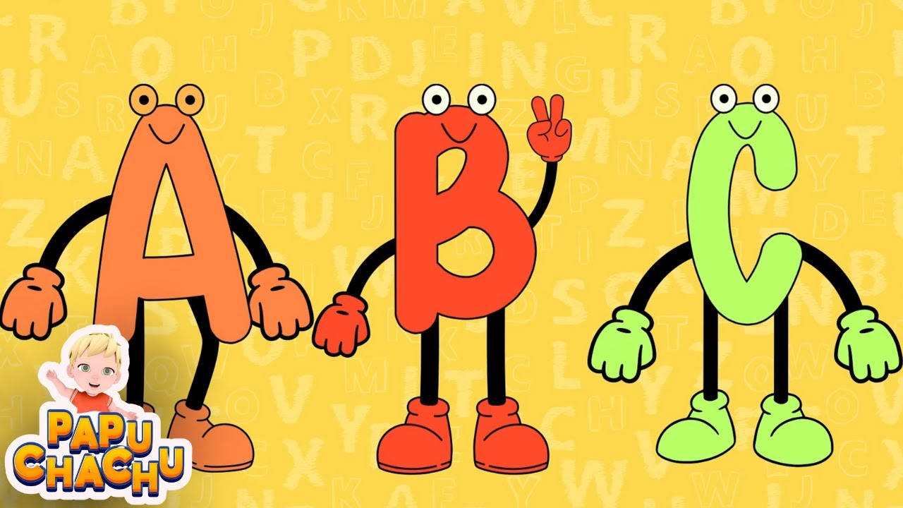 The Alphabet Song | Learn The ABCs | Learn ABC 2D Song | Papu Chachu ...