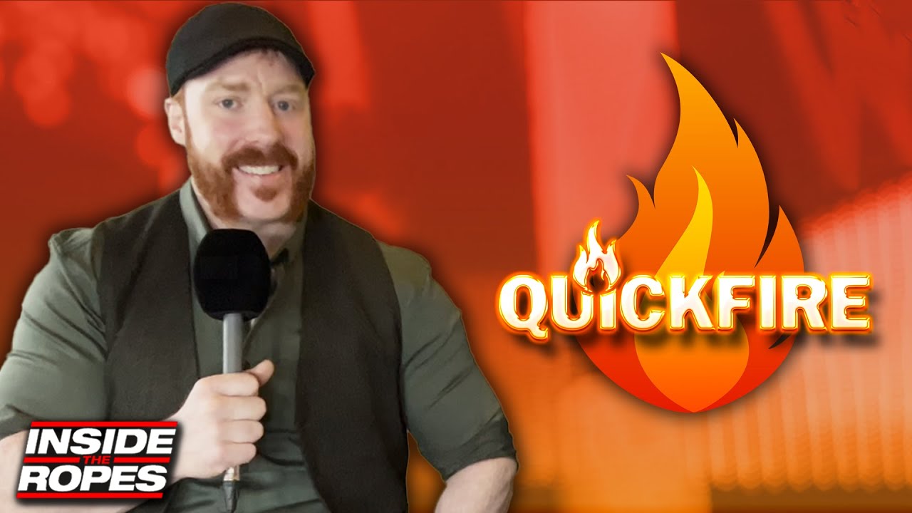 HILARIOUS Quickfire Questions With Sheamus! - YouTube
