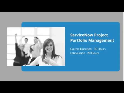 ServiceNow Training | ServiceNow Project Portfolio Management - YouTube