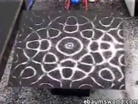 2D Standing Waves with Salt (Variable Frequency) - YouTube