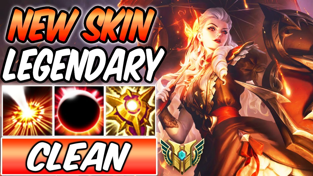 S+ HIGH NOON LEONA - NEW LEGENDARY AMAZING SKIN GAMEPLAY | Build ...
