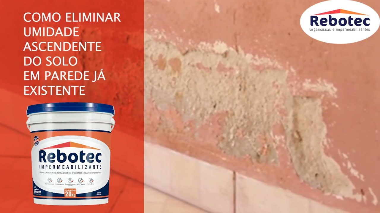 COMO RESOLVER UMIDADE NO RODAPÉ | Rebotec Brasil - YouTube