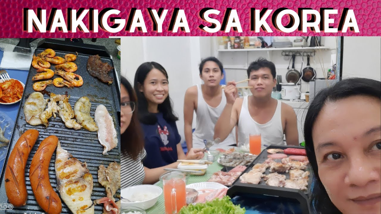 ENJOYING FIRST TIME SAMGYUP MUKBANG SA BAHAY - YouTube