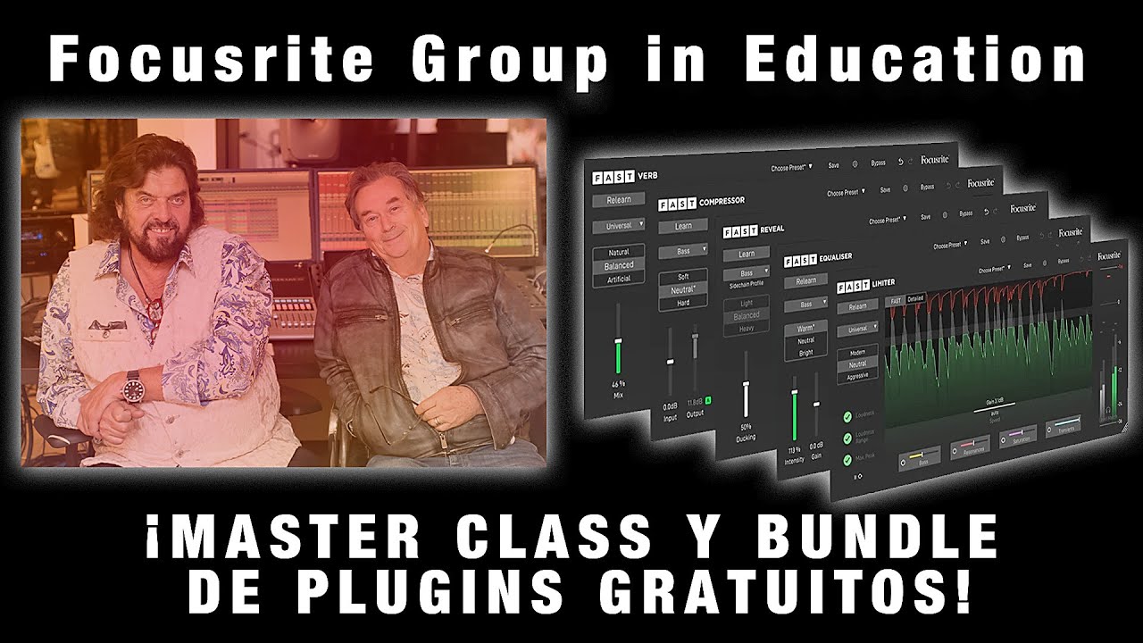 🎧Focusrite's FAST Bundle + MasterClass🎧¡GRATUITOS! - YouTube