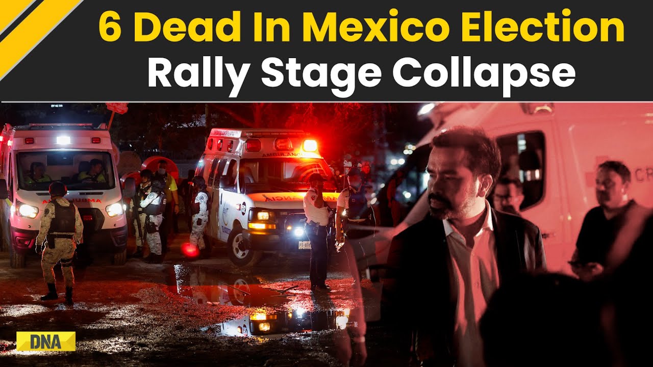 Mexico Stage Collapse: At Least Six Dead, Several Injured In Mexico At ...