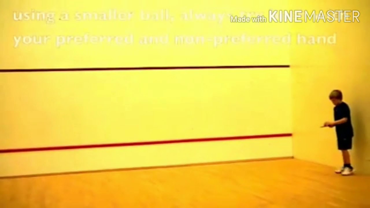 Balancing the ball on a racket while moving - YouTube