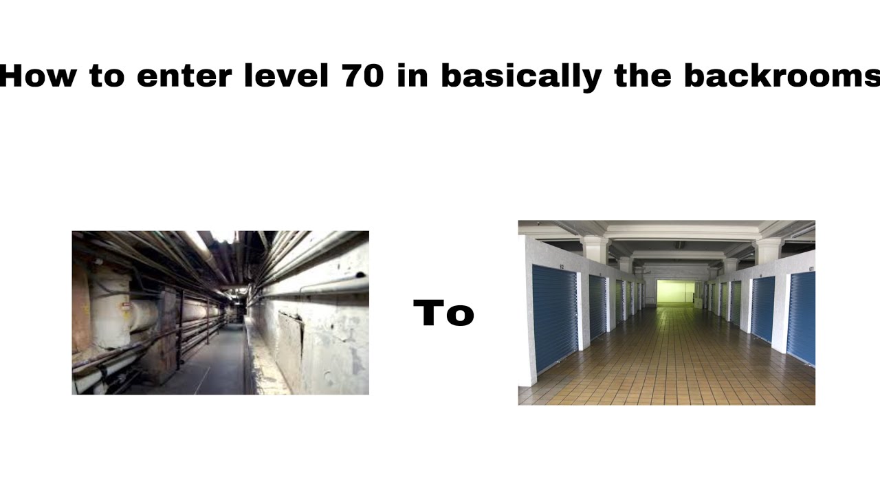 How to enter level 70 on level 2 in basically the backrooms - YouTube