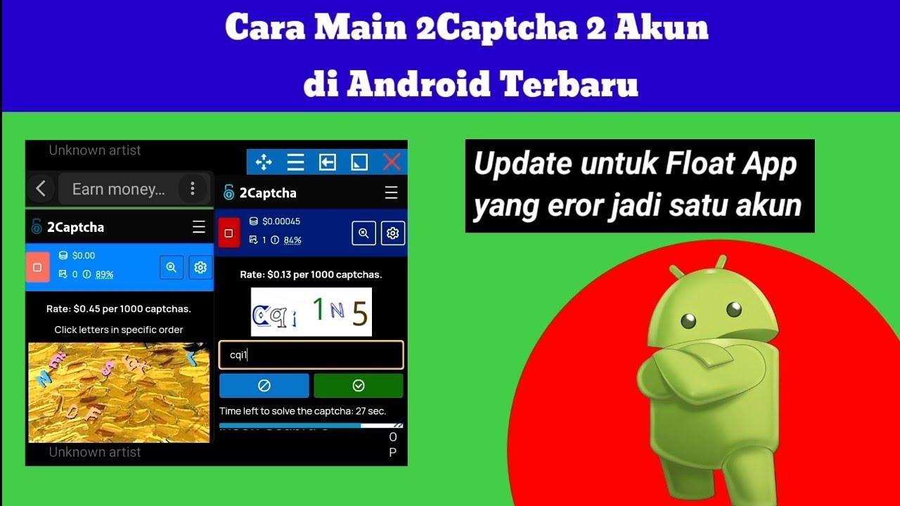 Cara Mengerjakan 2 Akun 2Captcha di Satu Android Terbaru (Update Error ...
