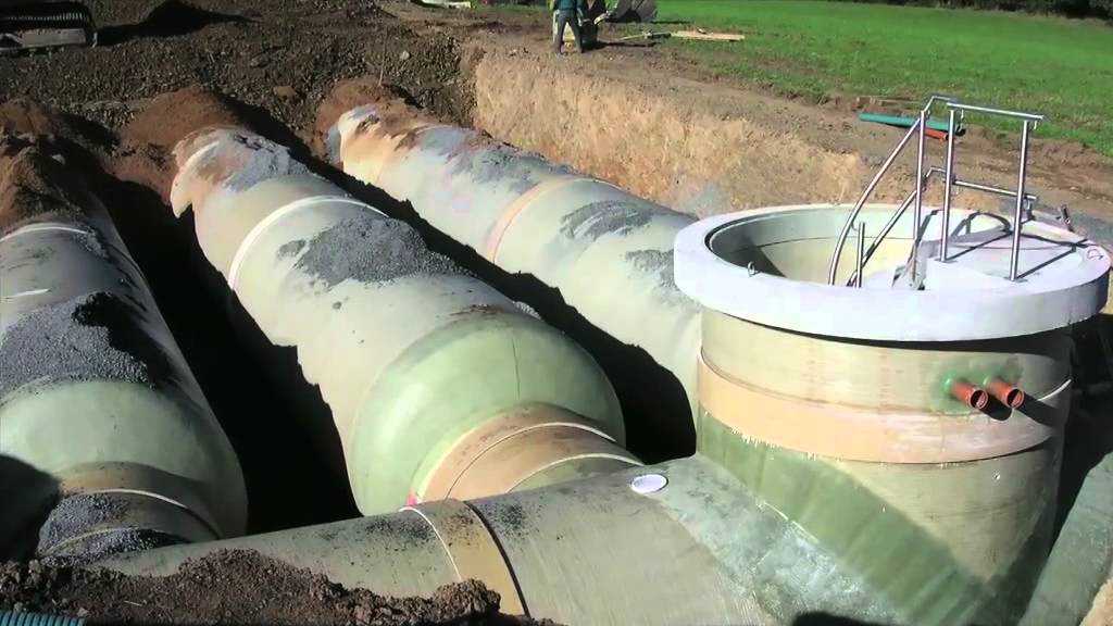 Flowtite GFK-Rohr Systeme: GFK-Trinkwasserspeicher - YouTube