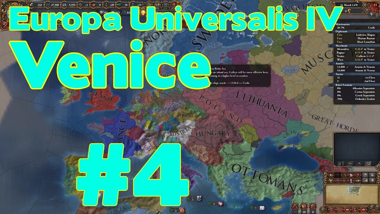 EU4: Lets Play Venice (Europa Universalis IV Venice Playthrough) #4 ...