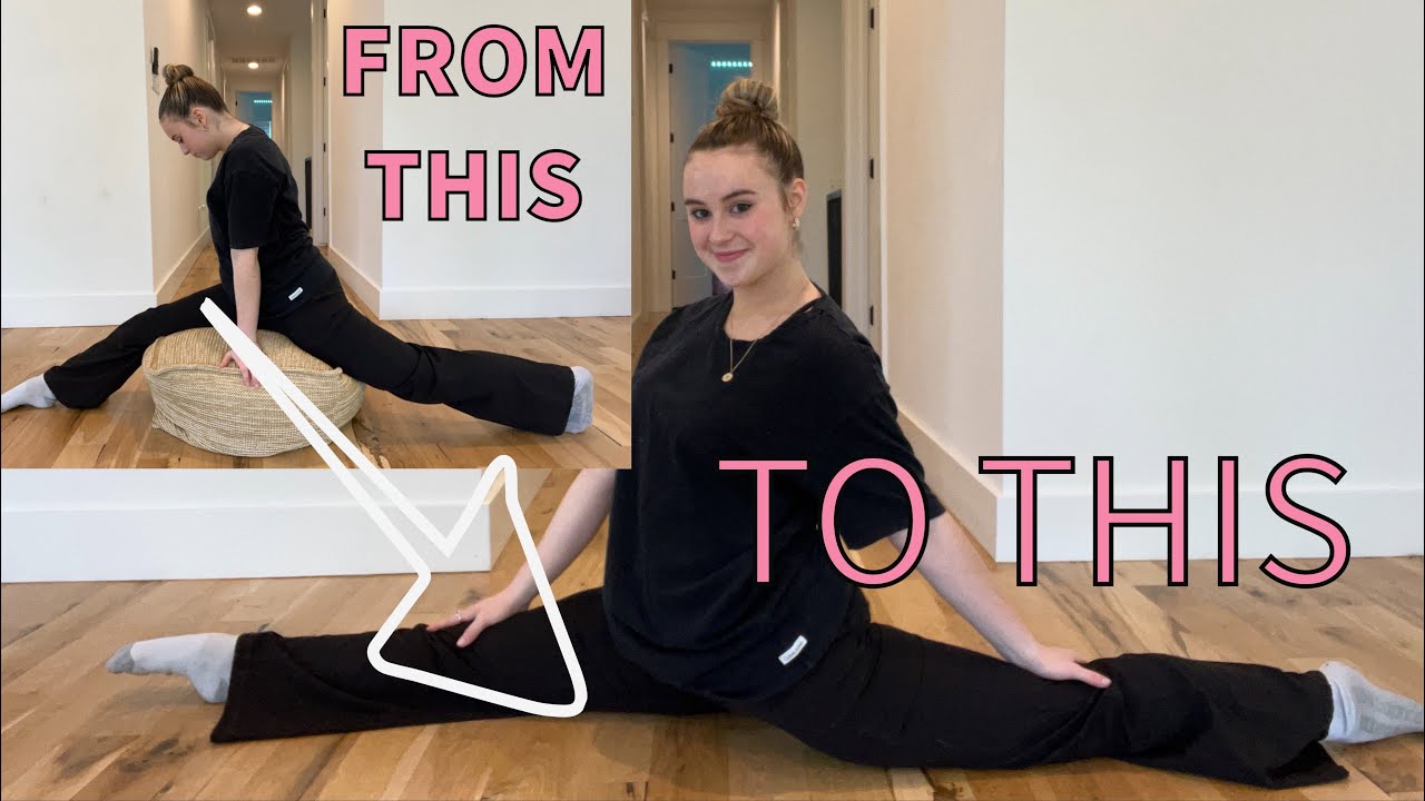 Get your splits in 30 days! •Quick and easy stretch for beginners ...