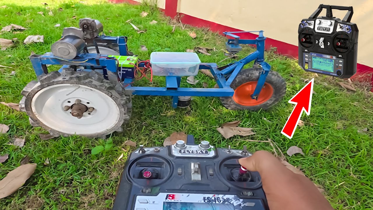 Testing My Remote Control Grass Cutting Machine | See How It Works! 🔥 ...