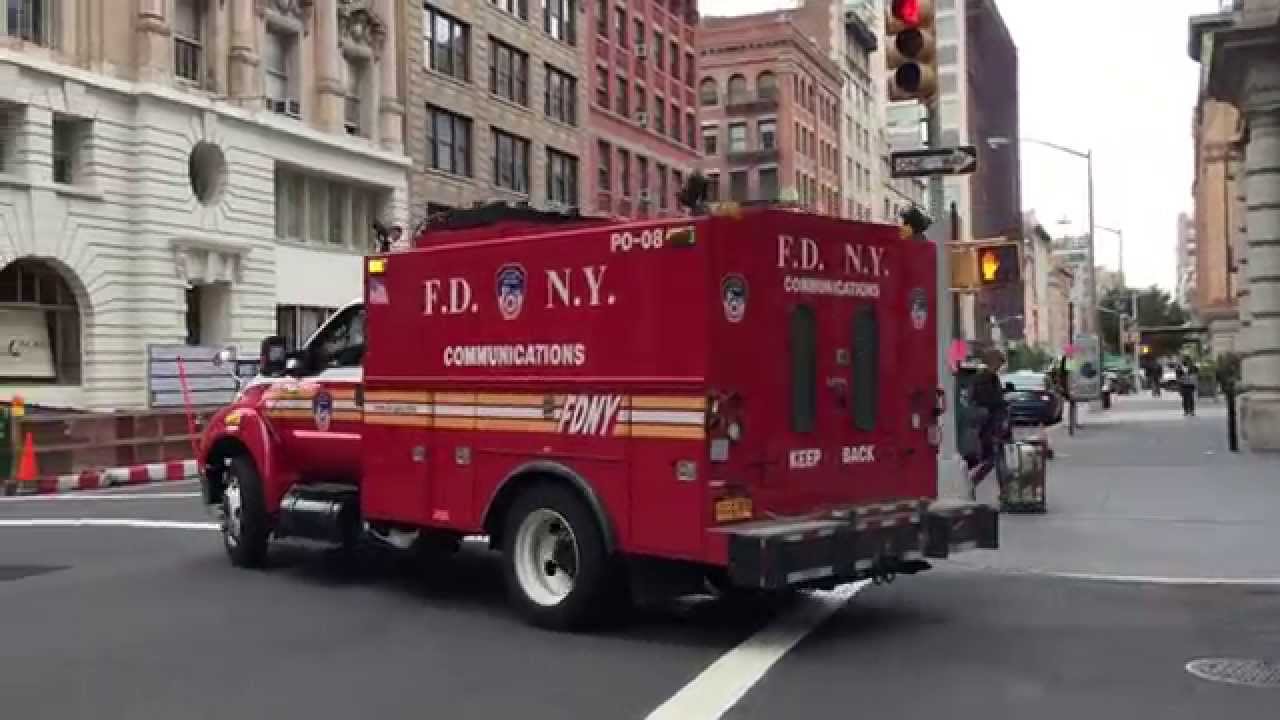 FDNY COMMUNICATIONS UNIT GIVING ME A SHOUT OUT WHILE CRUISING BY ON ...