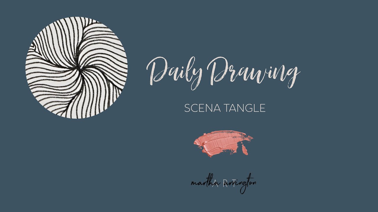 Daily Drawing: SCENA Tangle - YouTube