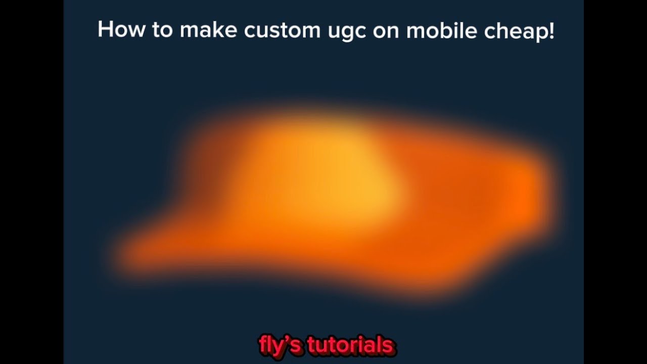 How To Make Custom UGC On Roblox Mobile - YouTube