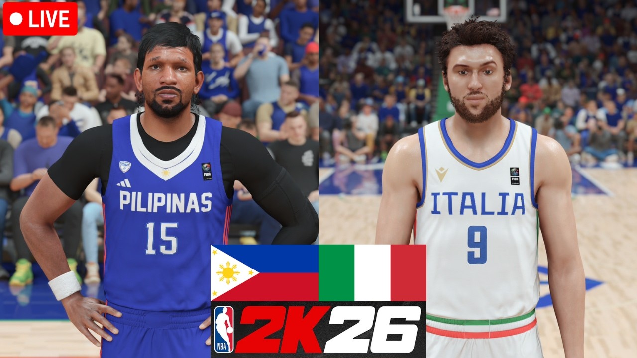 GILAS PILIPINAS vs ITALY | FIBA WORLD CUP QUALIFIER (LEGENDS ...