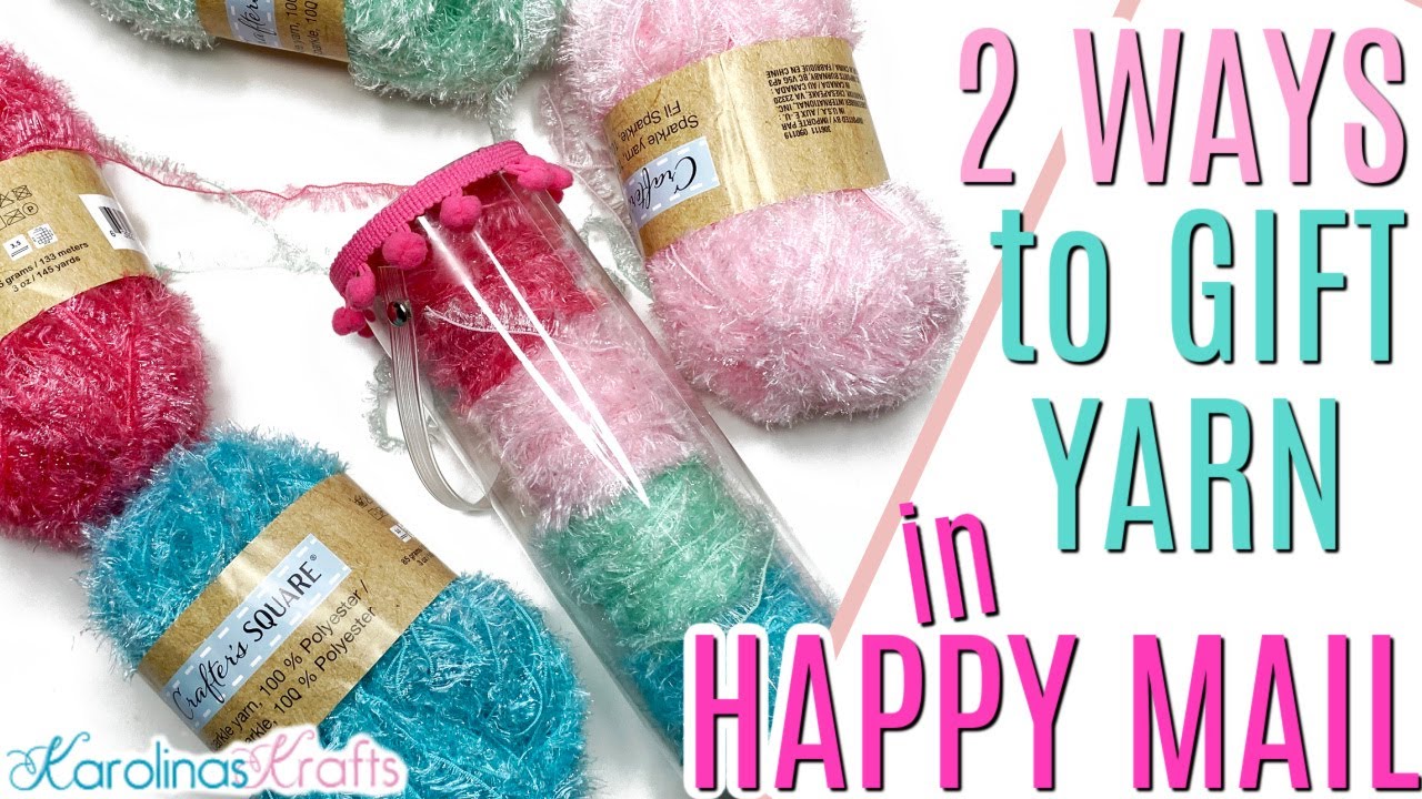 2 WAYS to Package Yarn in Happy Mail AND REUSE PACKAGING, Packaging ...