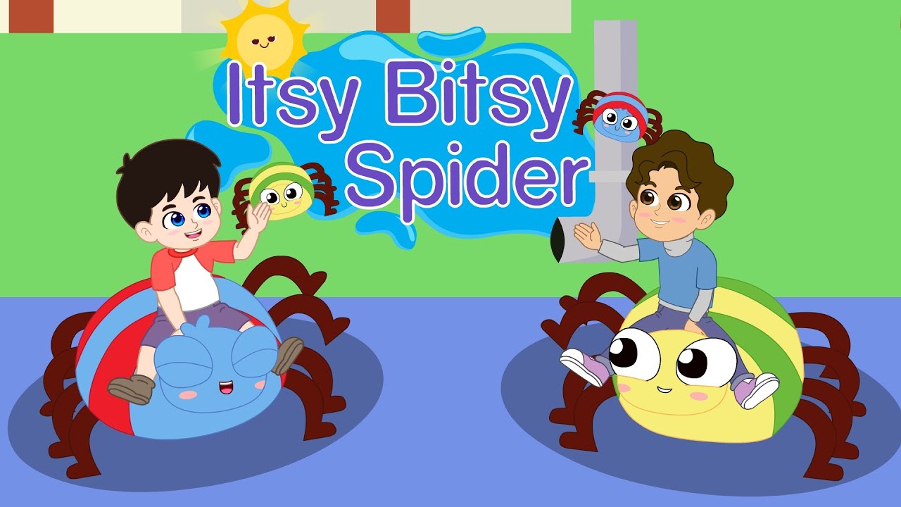 Itsy Bitsy Spider | Sing-Along Animation | Songs & Nursery Rhymes for ...