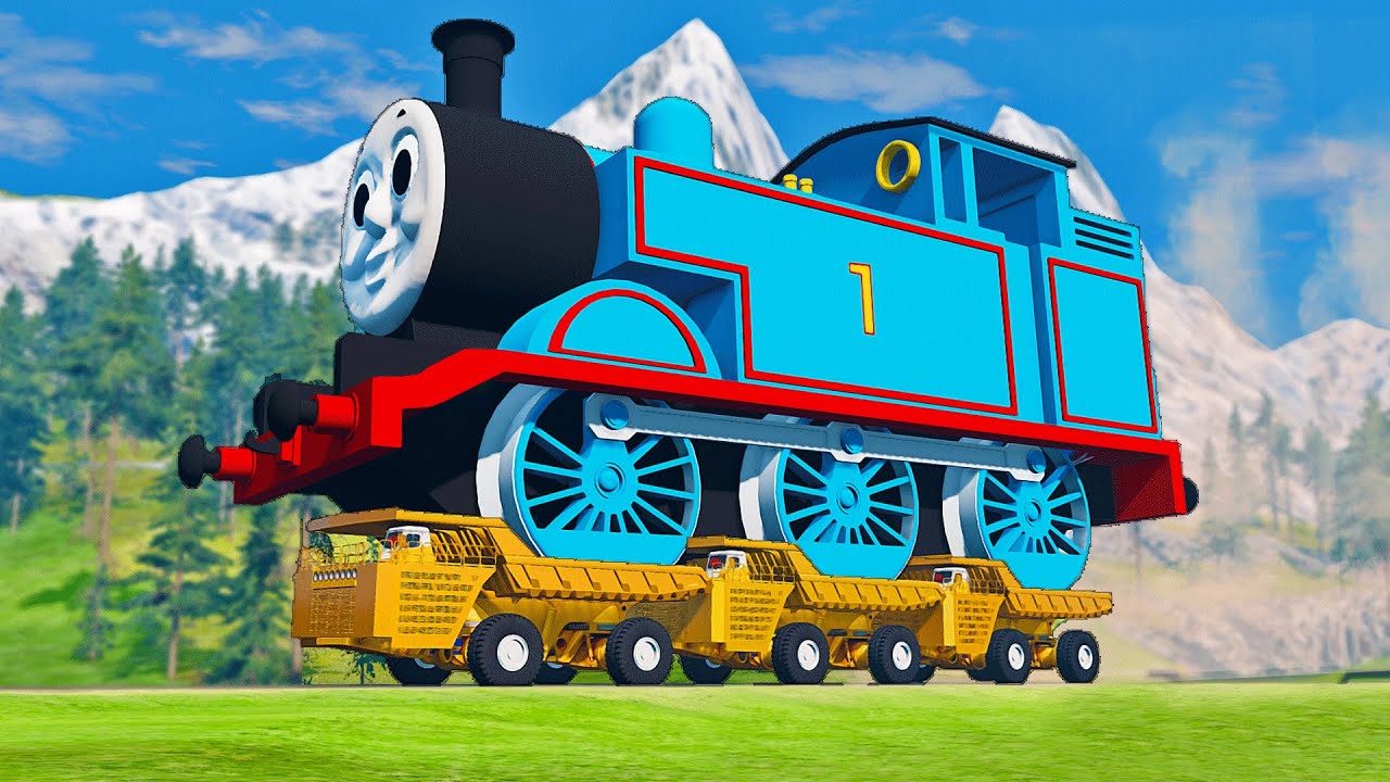 HOW to MOVE the BIGGEST THOMAS the TANK ENGINE in BeamNG.drive - YouTube
