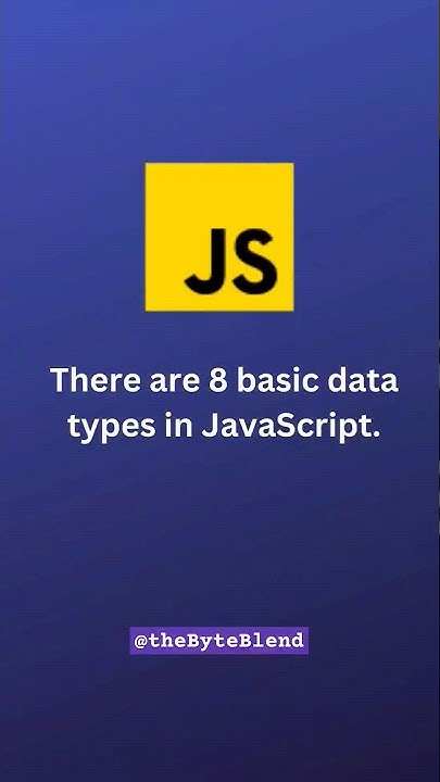 Basic Data Types in Javascript #shorts #viral #javascript #datatypes #programming #frontend ...
