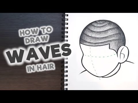 How to Draw Waves in Hair | Cadillac Cartoonz - YouTube