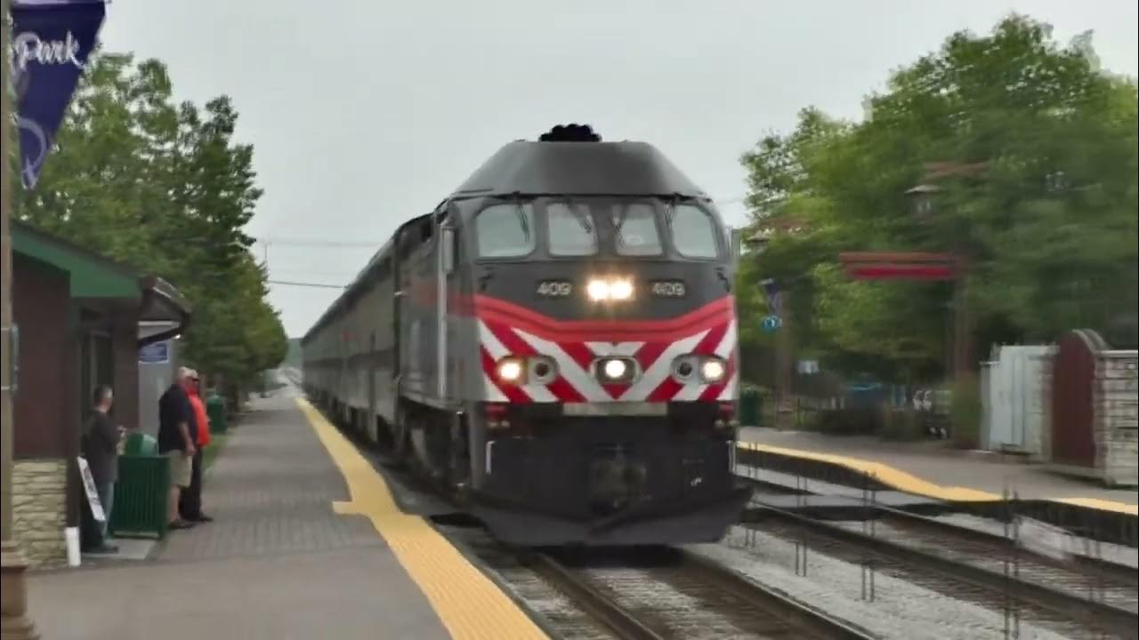 Metra 409 Heading West to Joliet in Tinley Park, IL. (9/16/2023) - YouTube