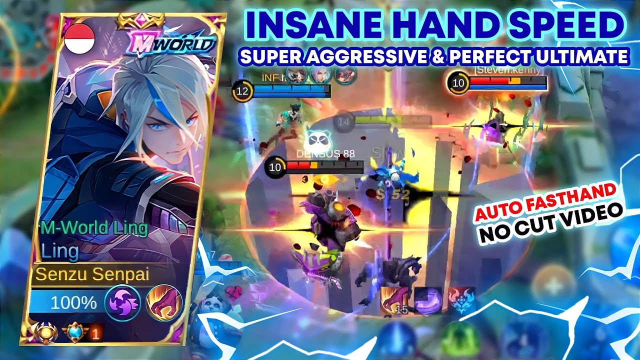 LING M-WORLD FASTHAND Super Aggressive Kill & Perfect Using Ultimate ...