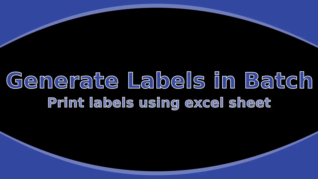 How to print bulk labels? - YouTube