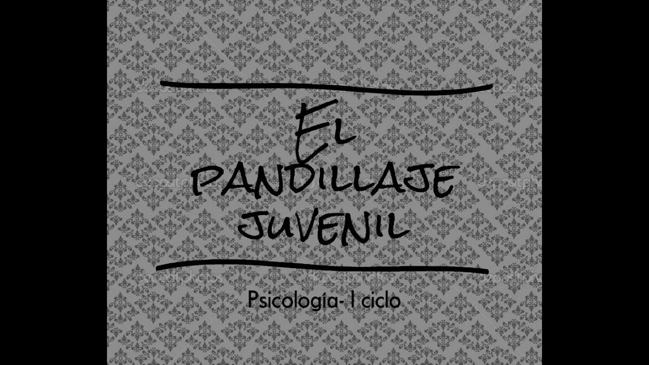 El pandillaje juvenil - YouTube